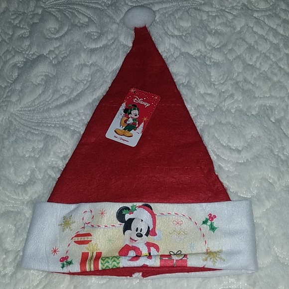 Disney | Accessories | Red Mickey Mouse Santa Hat | Poshmark